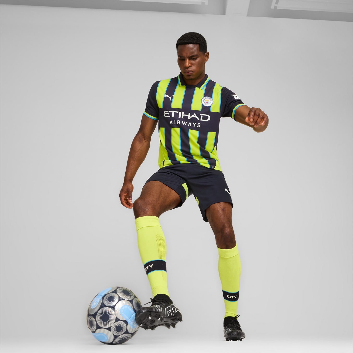 Manchester City FC 2024/25 Men's Away Replica Jersey – Planète Foot