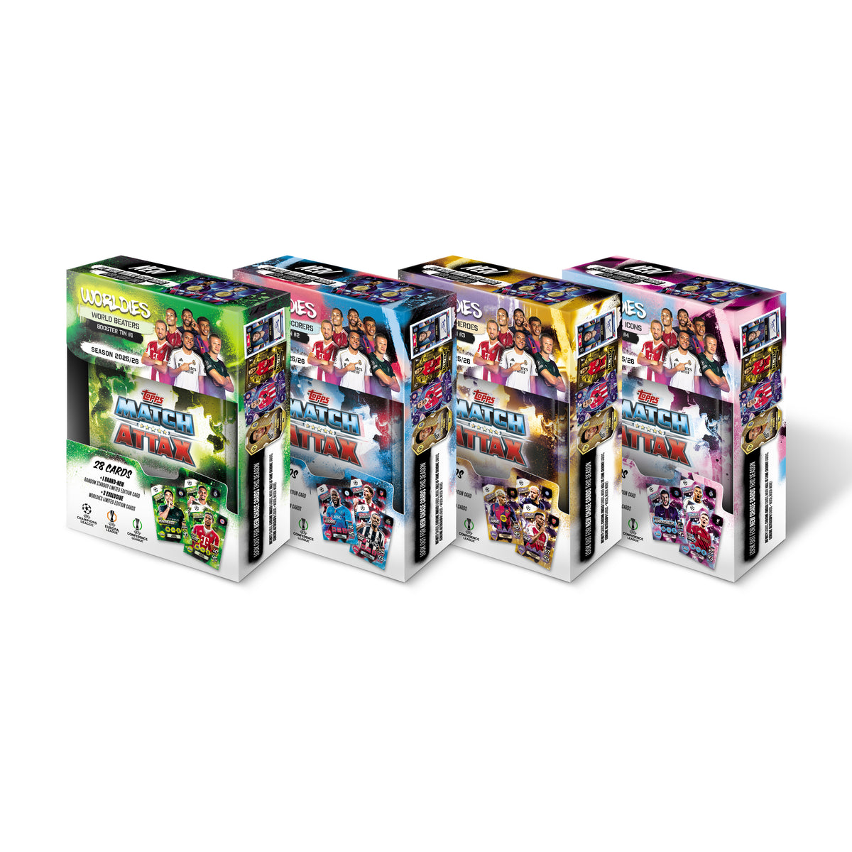 Match Attax 25/26 UEFA Champions League Cards - Mini Tin (32 cards + 3 ...